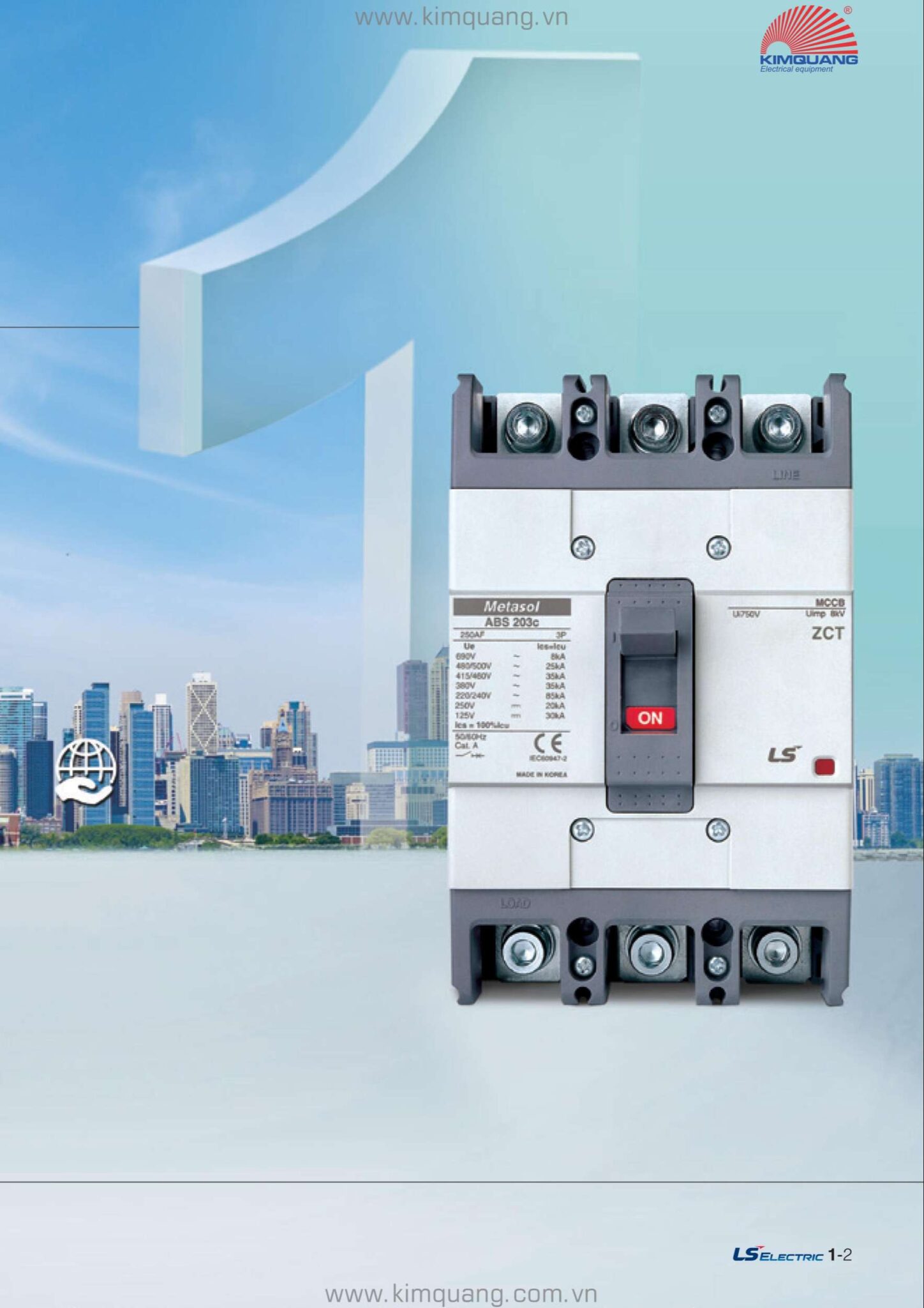 LS Catalogue thiết bị điện công nghiệp đóng cắt tự động Hàn Quốc